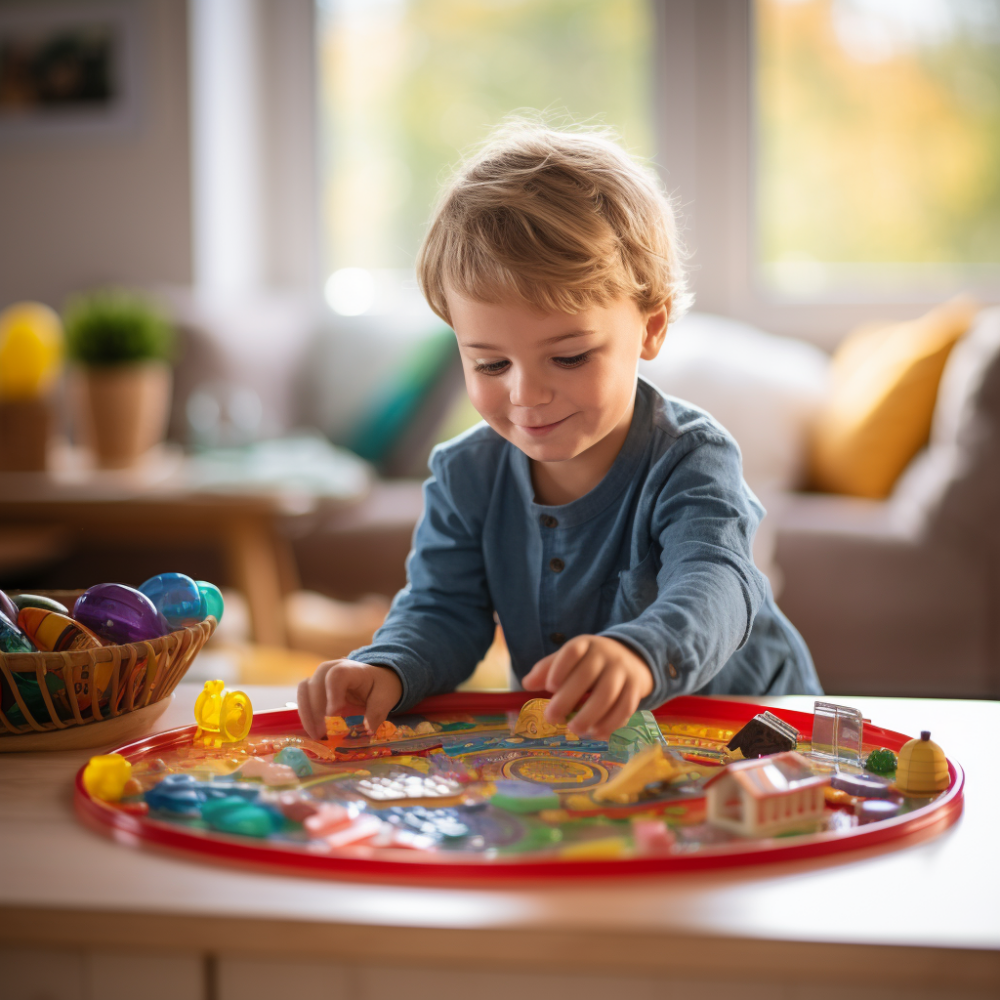 Tuff Tray Ideas - Burning Skies