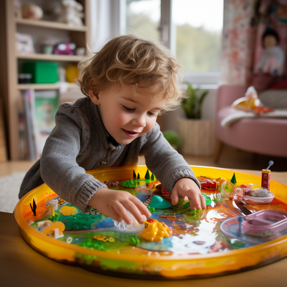 Tuff Tray Ideas - Burning Skies