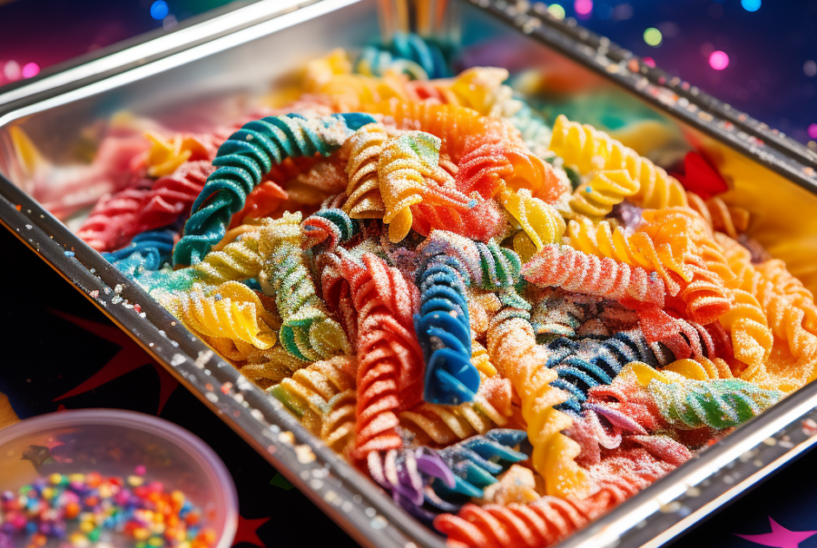 Tuff Tray Ideas - Burning Skies